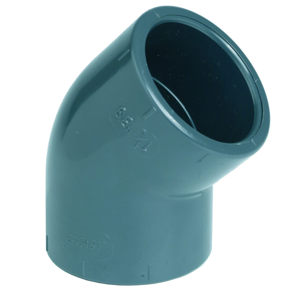PVC-U elbow 45° - EFFAST